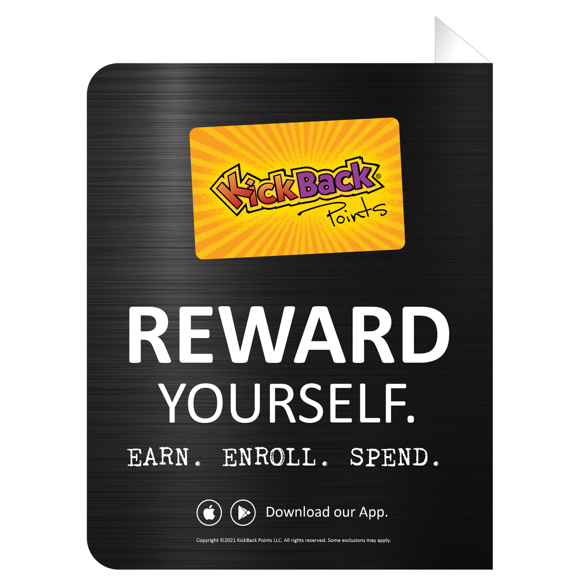 PROJECTION MOUNTED SIGN – KickBack POP